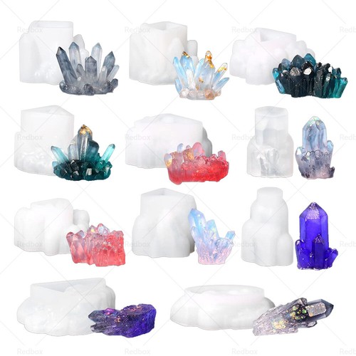 Silicone Epoxy Resin Mold Crystal Cluster Quartz Rock Column Icicle ...