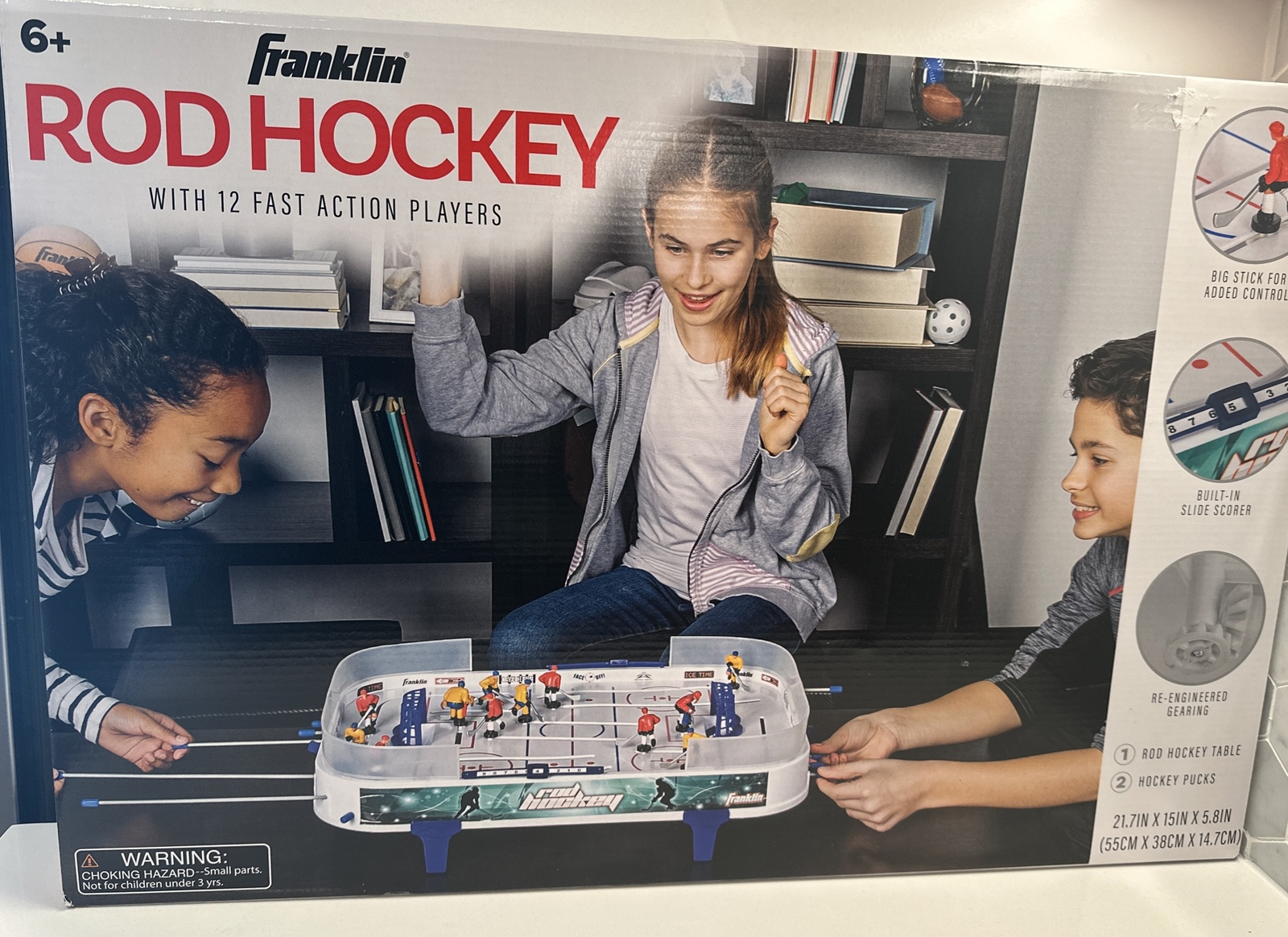 Franklin Sports Table Top Rod Hockey Game Set - Perfect Hockey Toy ...