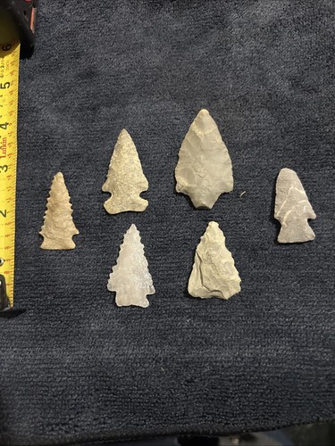Cluster Of Nice Arrowheads From Central NC | eBay