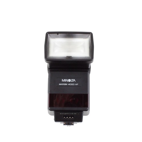 Minolta Maxxum 4000 AF Flash Unit w/Case Tested Working TD Cameras | eBay