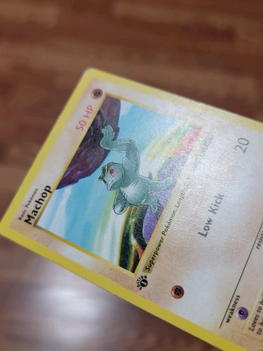 Machop 1st Edition Shadowless 1999 Pokemon Card Base Set 52/102 MP! | eBay