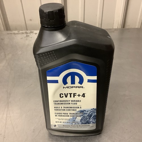 JEEP DODGE CHRYSLER RAM CVTF+4 TRANSMISSION FLUID 1 QUART NEW MOPAR ...