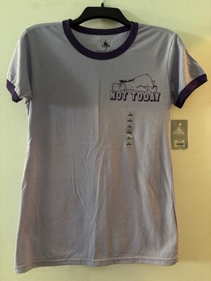 Disney Store Eeyore “Not today” women's purple T-shirt Small NWT | eBay