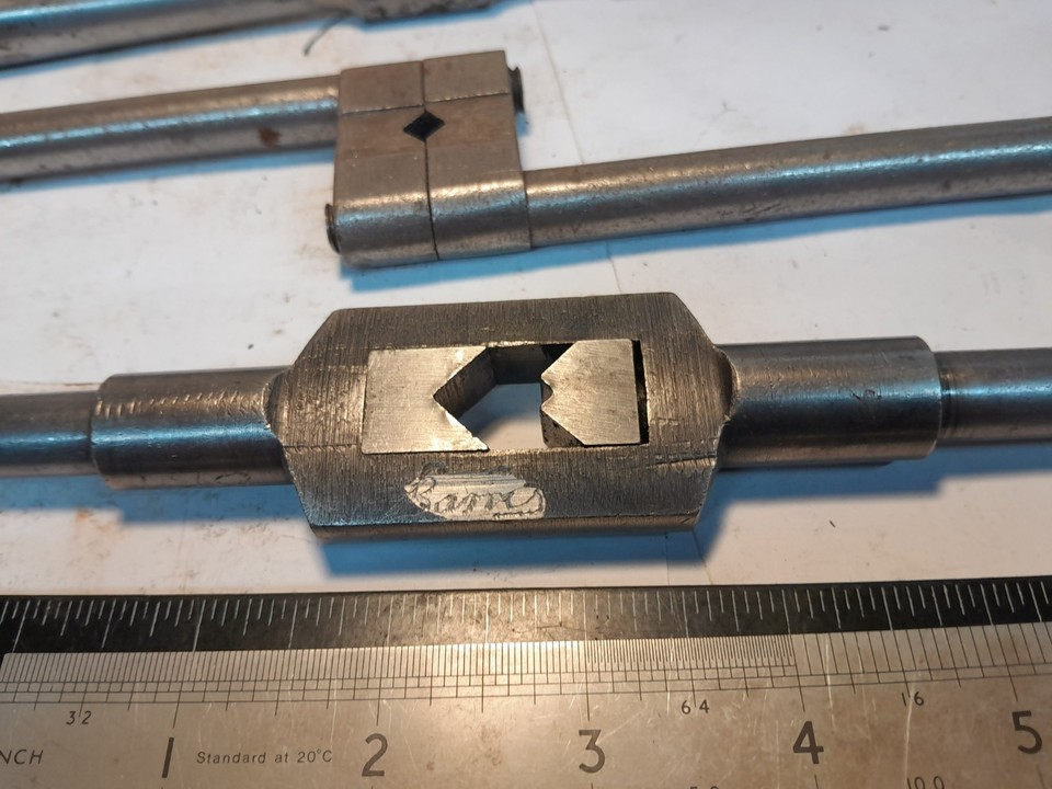 Job lot 4 Adjustable Tap Wrench small-large 1 Moore & Wright steel ...