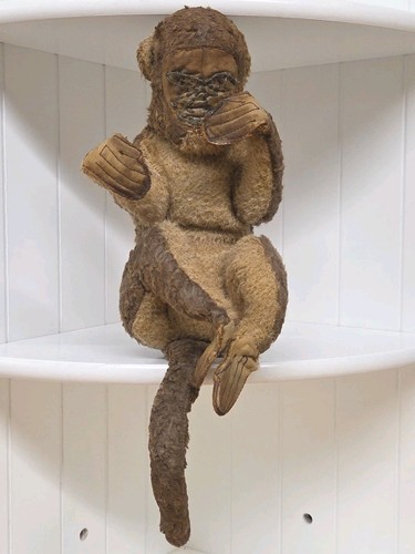 Antique Vintage Primitive Monkey Stuffed Animal Toy Very Rare | eBay UK