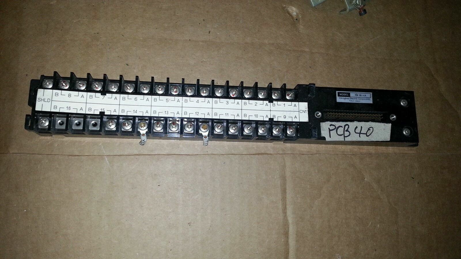 YOKOGAWA TB 16*A TERMINAL BLOCK | eBay