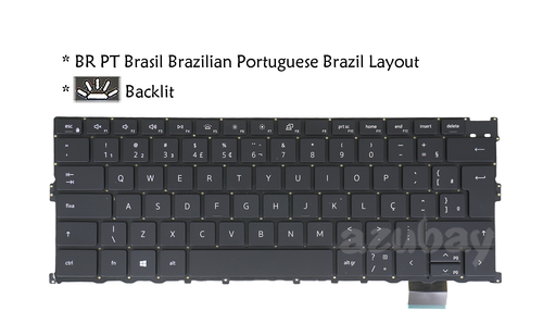 Brazil Portuguese Laptop Keyboard For Dell XPS 9300 9310 03JPW6 DLM19B9 ...