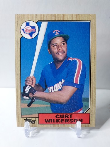1987 Topps Baseball #228 Curt Wilkerson Texas Rangers | eBay