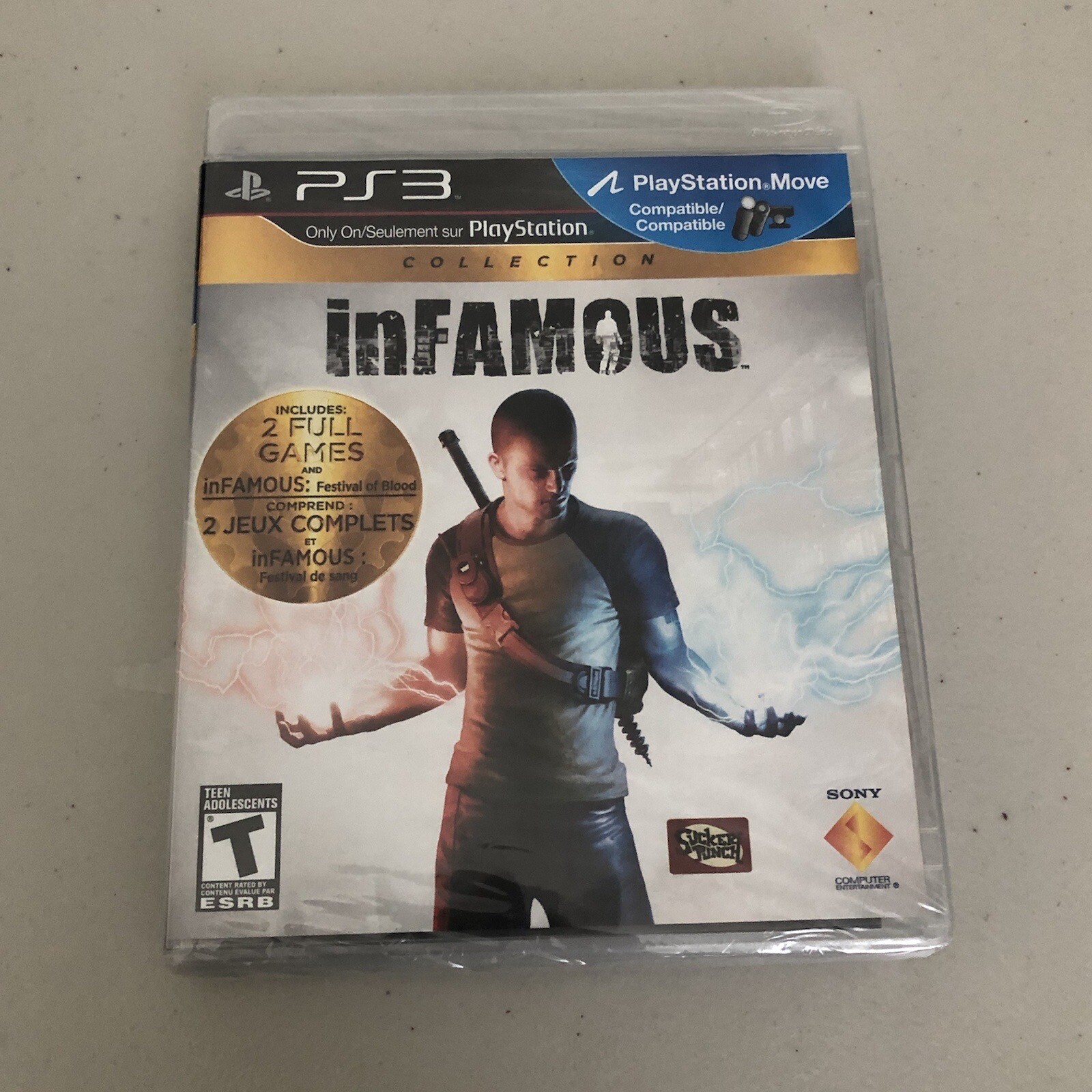 inFamous Collection PS3 Sony PlayStation 3 Game 2 Disc Set 2012 New ...