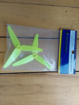 MH Plastic 3 Blade Propeller 82mm Tail Blade (YELLOW)-BLADE 250CFX/230S ...