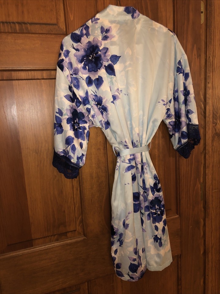 Apt 9 Intimates Women’s Blue Floral Robe Size XS | eBay