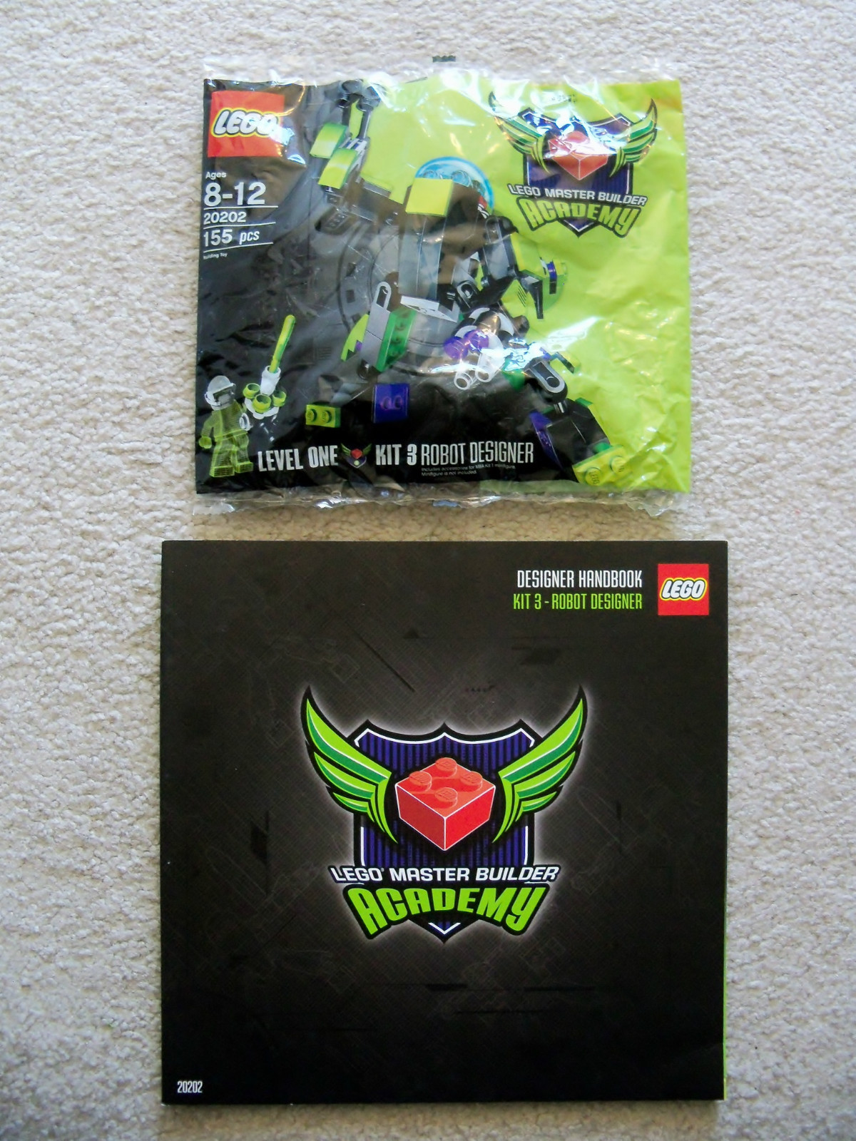 LEGO - MBA Master Builder Academy Lev 1 20202 - Robot Designer - New w ...