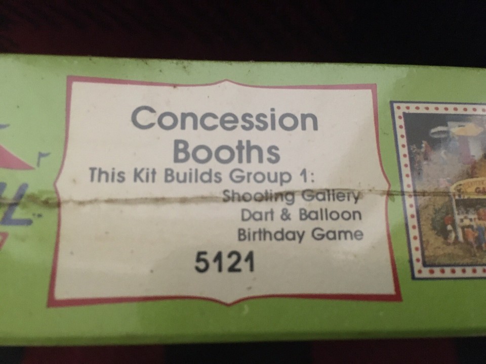 Carnival HO Scale Concession Booths #5121 IHC Model Kit Sealed . | eBay