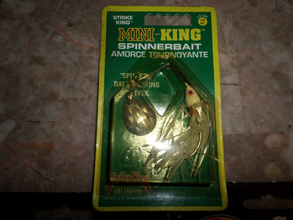 4 Bass Pro Shops Crappie Spinnerbaits and one Strike King mini Spinner ...