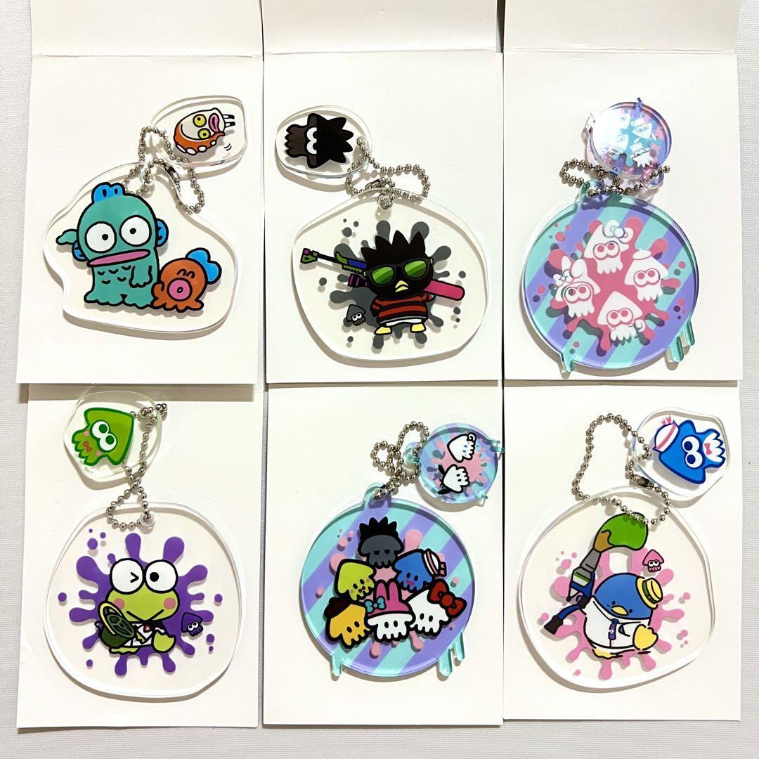 UR Splatoon Sanrio Acrylic Keychain Collection 2 6 items | eBay