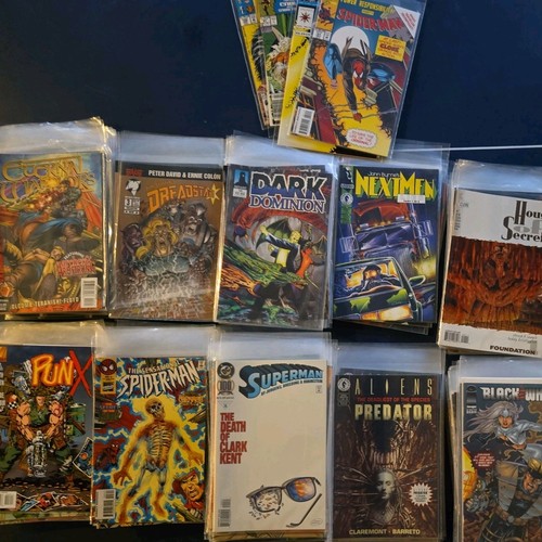 Mixed Lot Box (30) of 90's Comics, DC, Valiant, Marvel, Malibu, Defiant ...