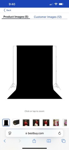 Savage Seamless Paper Photography Backdrop - Color #20 Black | eBay