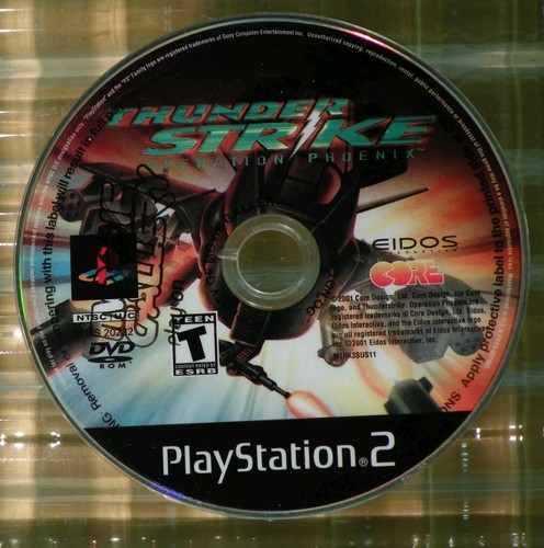 Thunder Strike Operation Phoenix PS2 Sony PlayStation 2 Disc Only | eBay
