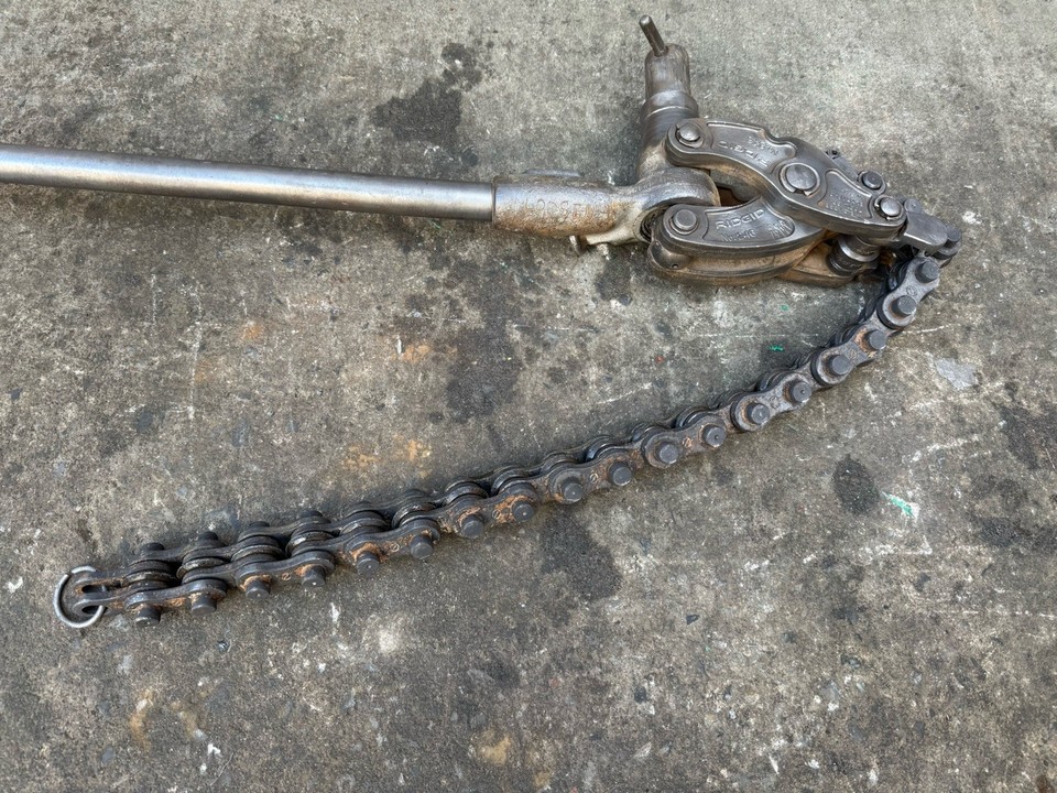 RIDGID Model 206 Cast Iron Chain Soil Pipe Cutter Snapper 1 1/2” - 6 ...