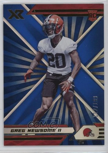 2021 Panini XR Rookies Blue /199 Greg Newsome II #122 Rookie RC | eBay