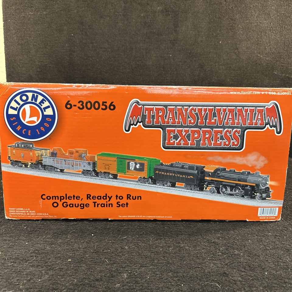 Lionel Transylvania Express 6-30056 Halloween O Gauge Steam Train Set ...