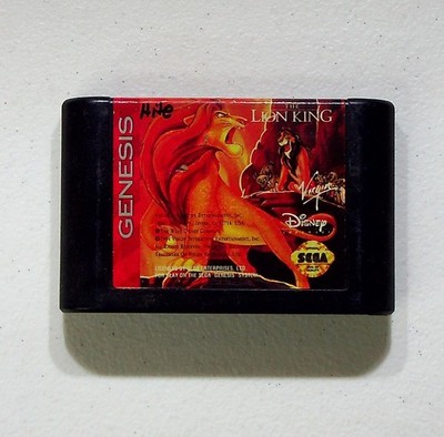 The Lion King Sega Genesis Video Game Disney Platformer Simba | eBay