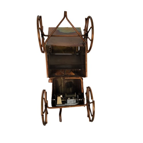 Vintage Brass Copper Model T Style Car Music Box Collectible Home Decor ...