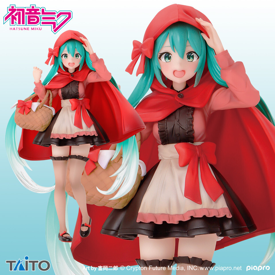 Miku Red Riding Hood Figure Japan Authentic Taito Hatsune Miku ...