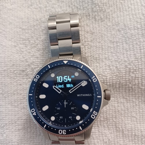 Withings Scanwatch Horizon Blue Dial | eBay