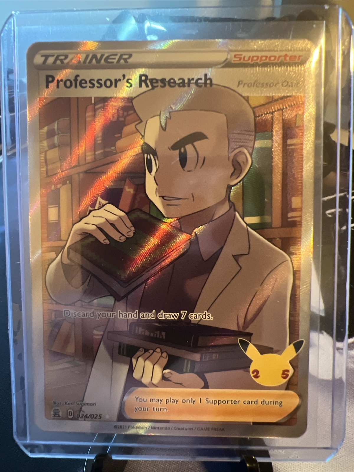 Pokemon Professor's Research #024/025 Celebrations Ultra Rare Holo NM ...