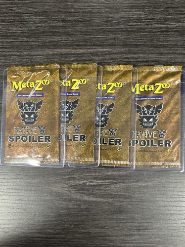 4 Sealed Native Metazoo Spoiler Packs | eBay