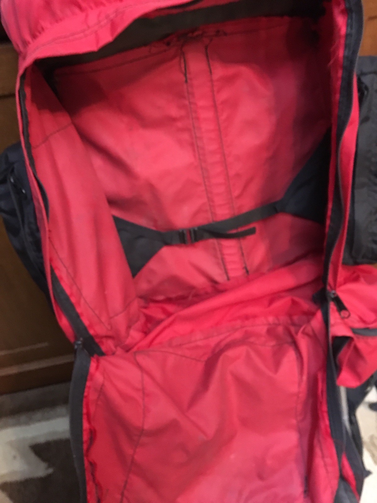 Vintage Large Red Jansport External Frame Hiking Backpack | eBay