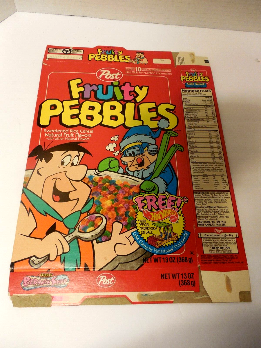 Barra De Cereales Fruity Pebbles TreHouse Fruity Pebbles Mushroom