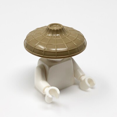 26007 LEGO Minifigure Headgear Rice Hat Conical Asian Raised Center ...
