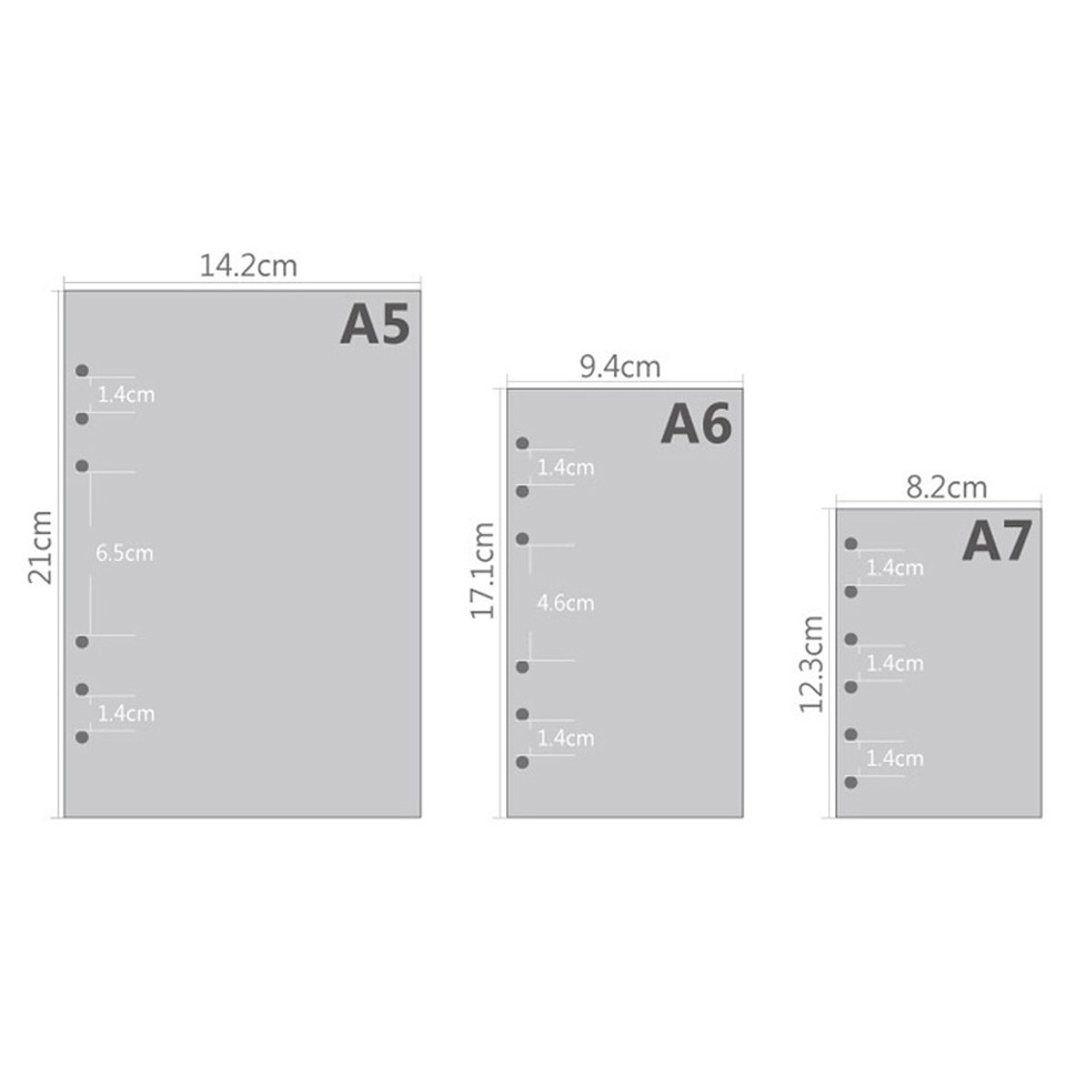 45Pcs Notebook Journal Diary Loose Leaf Filler Paper Manuscript Kraft ...