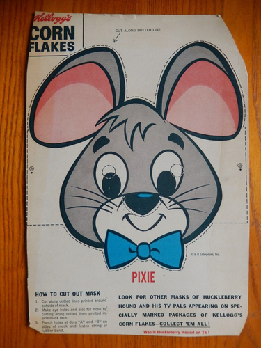Kelloggs Mask Pixie Kelloggs Cereal Box mask | eBay