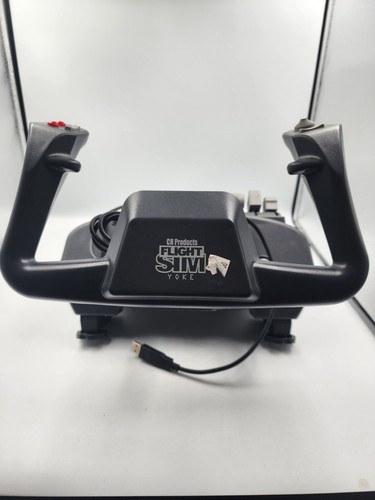 CH Products Flight Sim Yoke USB FSY211U Flight Simulator Controller PC ...