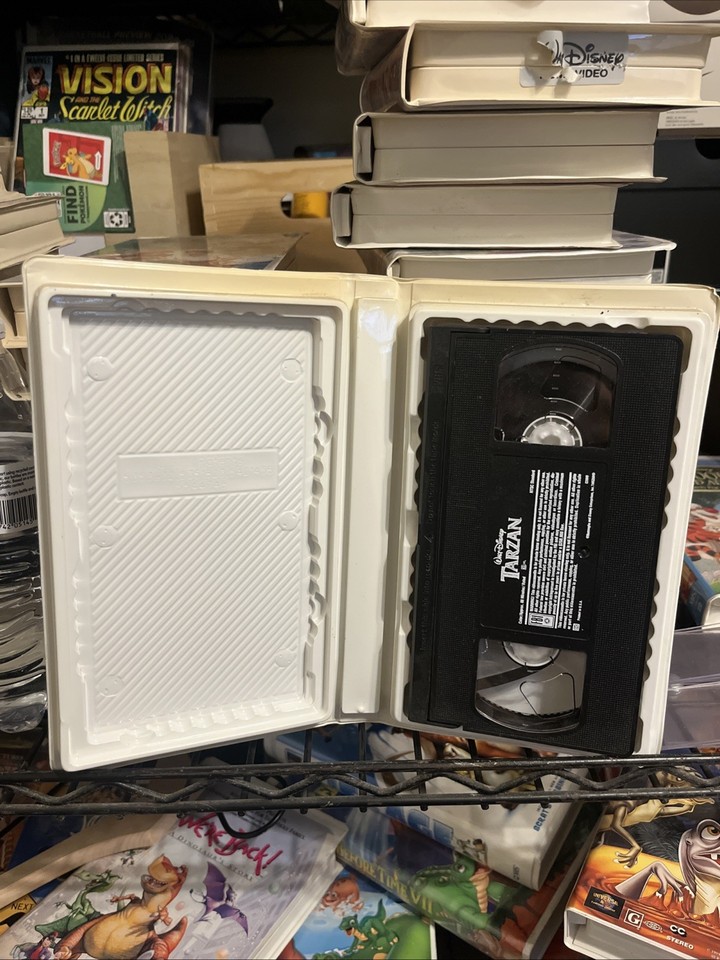 Walt Disney Tarzan VHS 15799 Clam Shell Case ***TESTED***WORKS*** | eBay