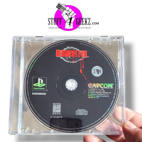 PS1 Resident Evil 1 Disc Only (Capcom 1996) Black Label First Edition ...