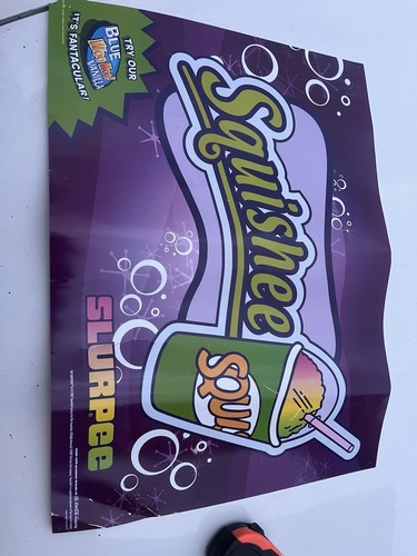 2007 Squishee Slurpee Advertisement Display Sign 26x19 | eBay