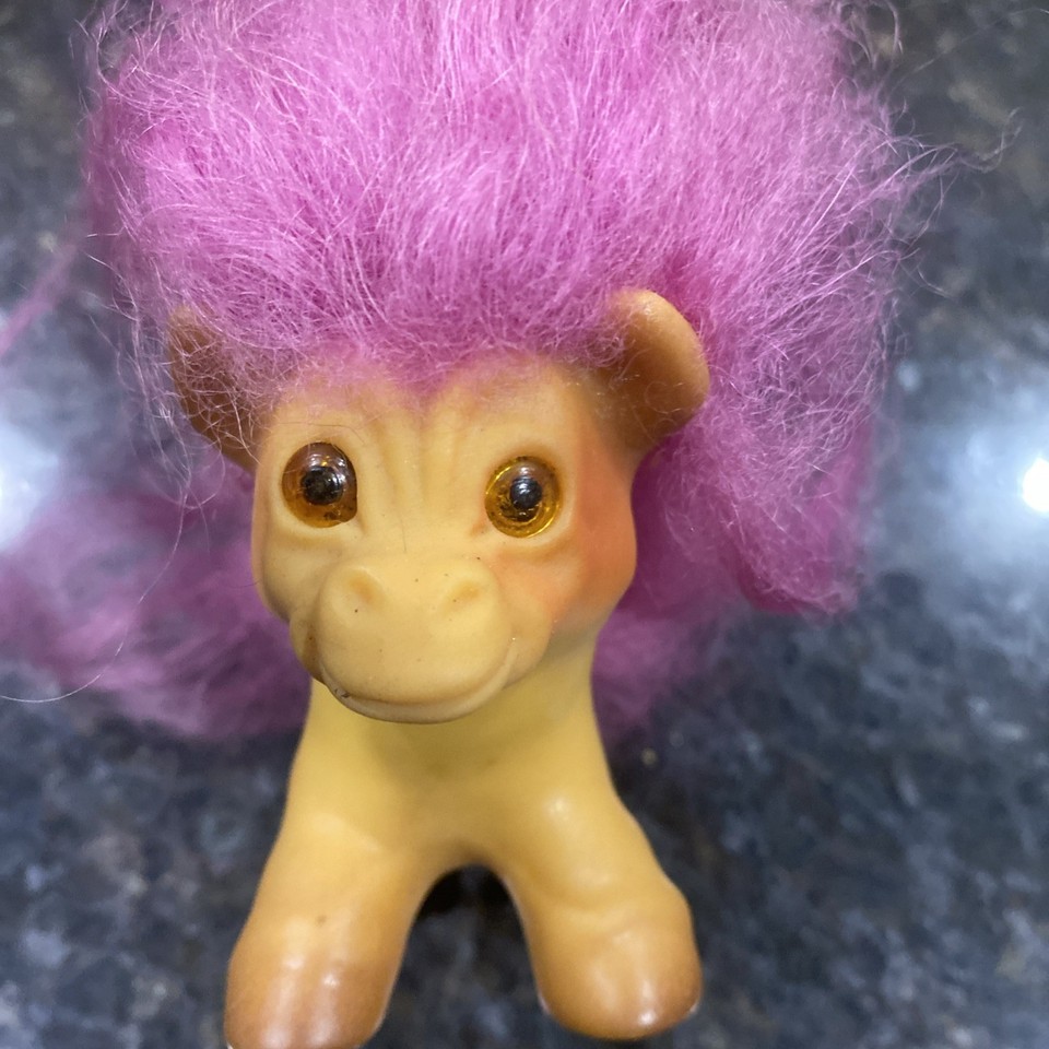 Vintage 1964 Dam Things Troll Horse Pony - Purple Hair. | eBay