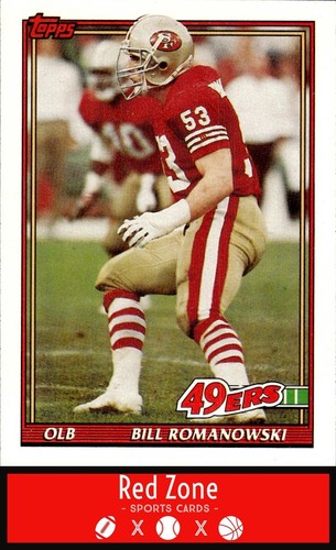 1991 Topps - #74 Bill Romanowski NM Set Break. | eBay