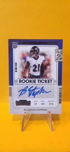 2021 Panini Contenders - Rookie Ticket Brandon Stephens #197 Playoff ...