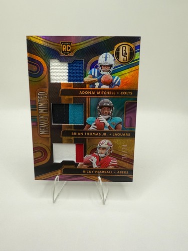 2024 Gold Standard Newly Minted Triple Patch Ricky Pearsall, Adoni ...