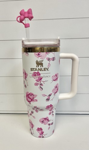 Stanley X 40 oz Tumbler Quencher - LOVE SHACK FANCY - RIBBON ROSA (Pink ...