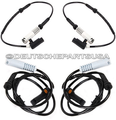FRONT REAR ABS WHEEL SPEED SENSOR SENSORS SET 4PC for BMW E38 740i ...