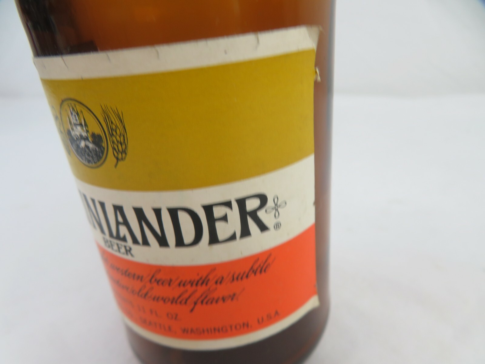 Rheinlander Beer Bottle Vintage 11oz Seattle Washington | eBay