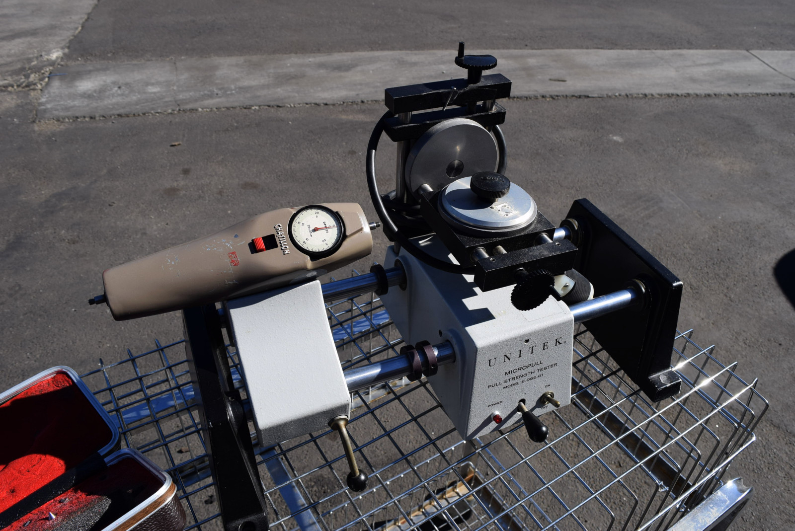 UNITEK Miyachi MICROPULL 6-092-01 PULL STRENGTH TESTER Chatillon GAUGE ...