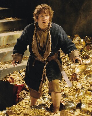 MARTIN FREEMAN signed Autogramm 20x25cm RINGS HOBBIT in Person ...