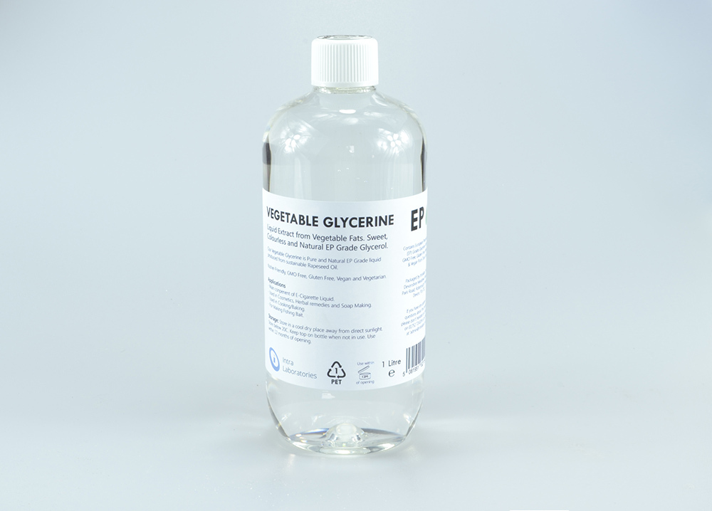 1000ml GLYCERINE VEGETABLE GLYCEROL Pharmaceutical BP/USP Grade EVAPE ...